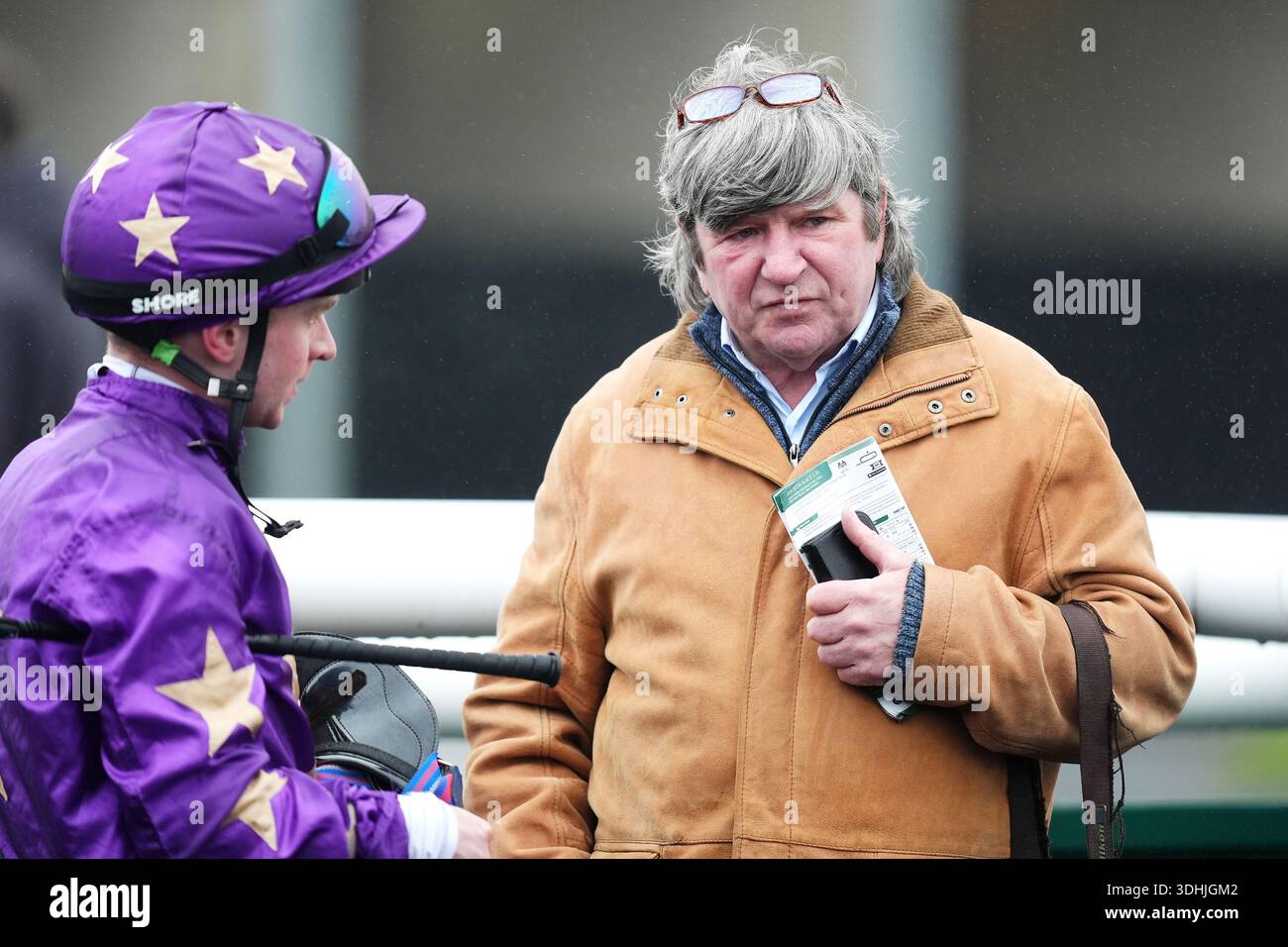 Trainer Tony Carroll at Southwell Racecourse. Picture date: Thursday ...