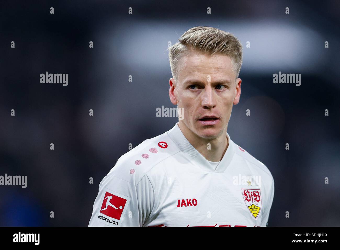 Chris Fuhrich of VFB Stuttgart seen during the Bundesliga 2025/2026 ...