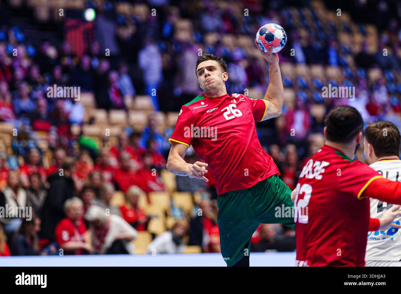 Wurf/Tor Francisco Costa (Portugal, #26) DEN, Deutschland vs. Portugal ...