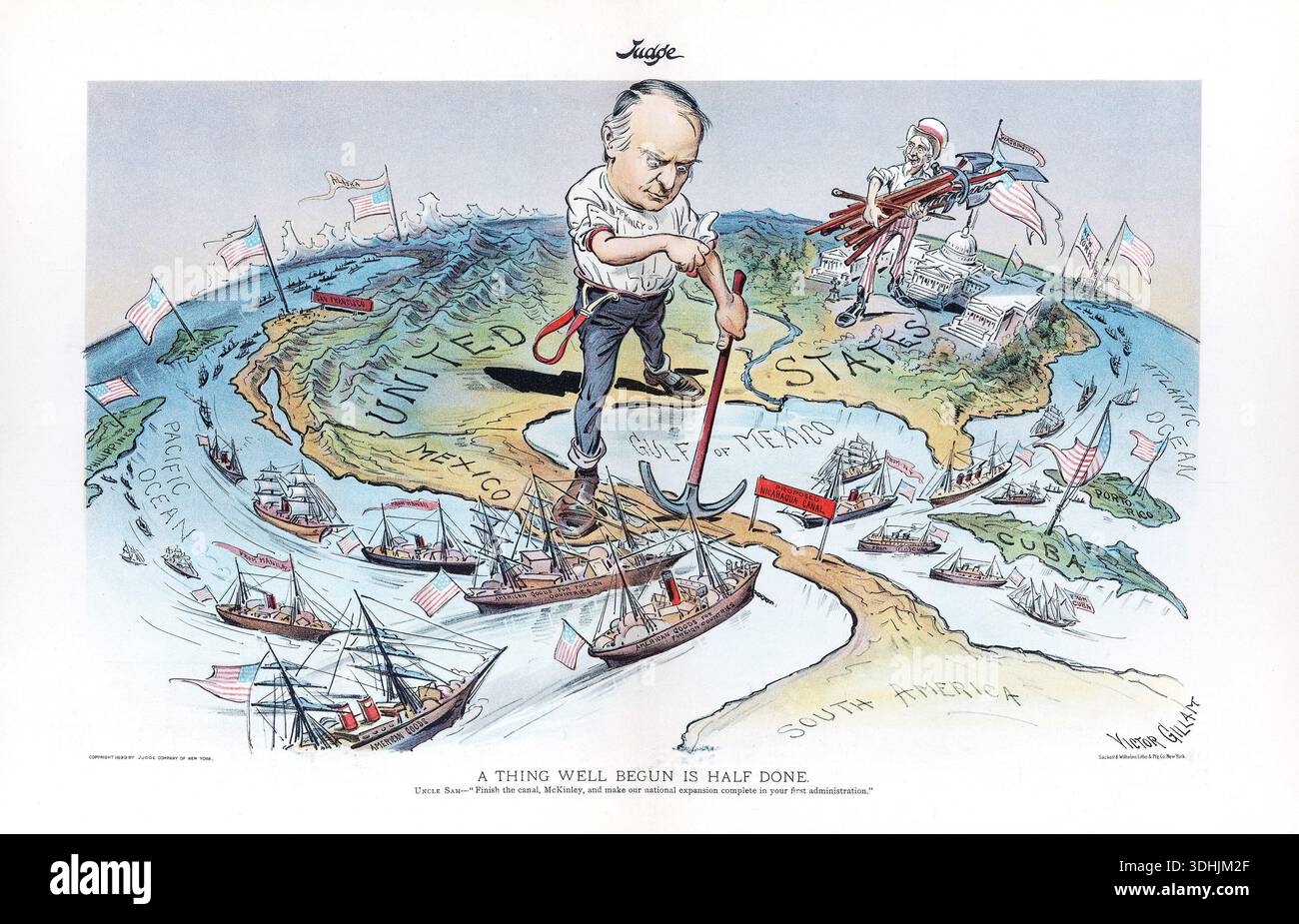 Spanish american war cartoon hi-res stock photography and images - Alamy