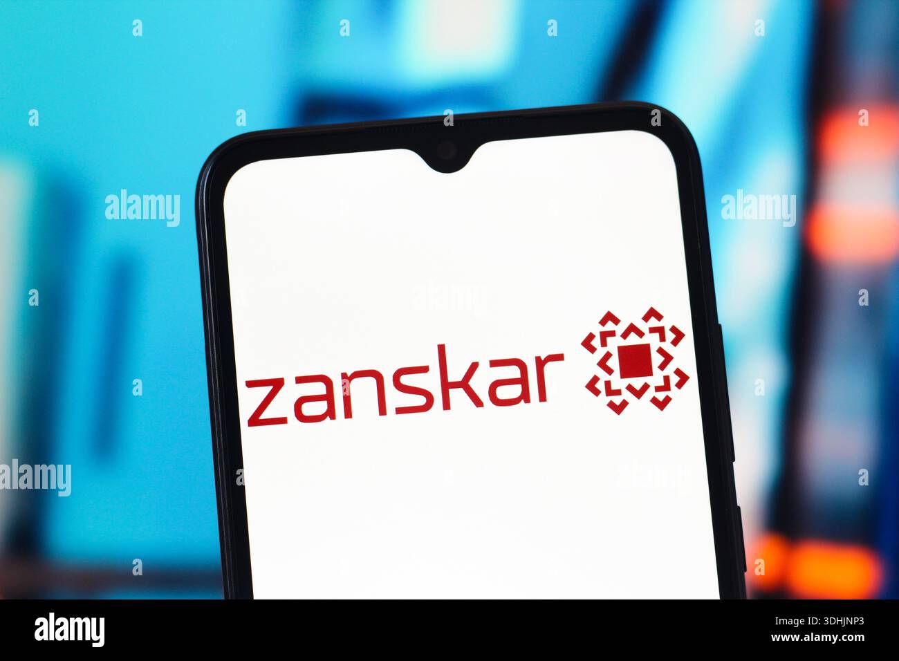 January 22, 2026, Canada: In this photo illustration, the Zanskar logo ...