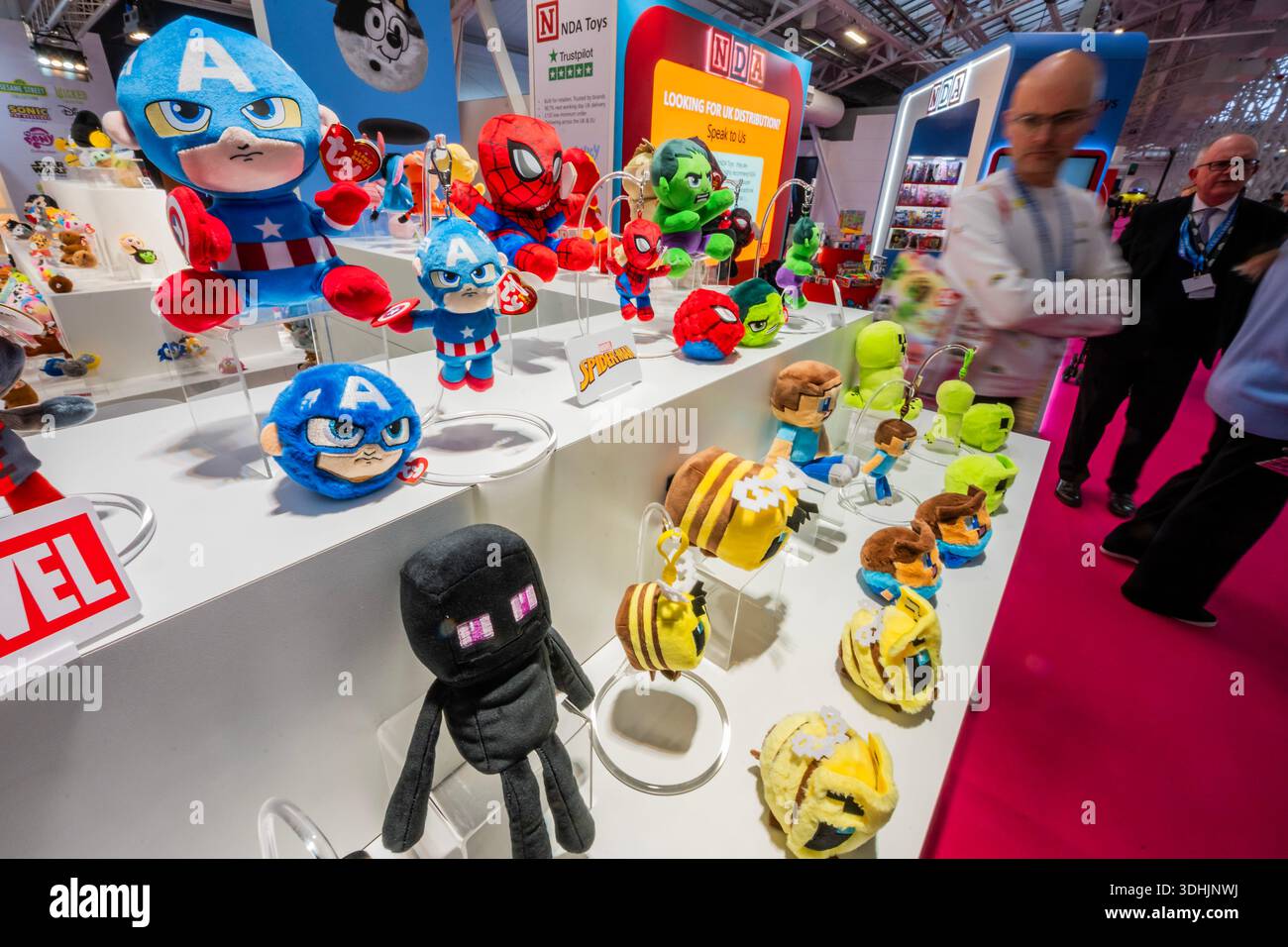 London, UK. 22nd Jan, 2026. Soft toys including Marvel characters on ...