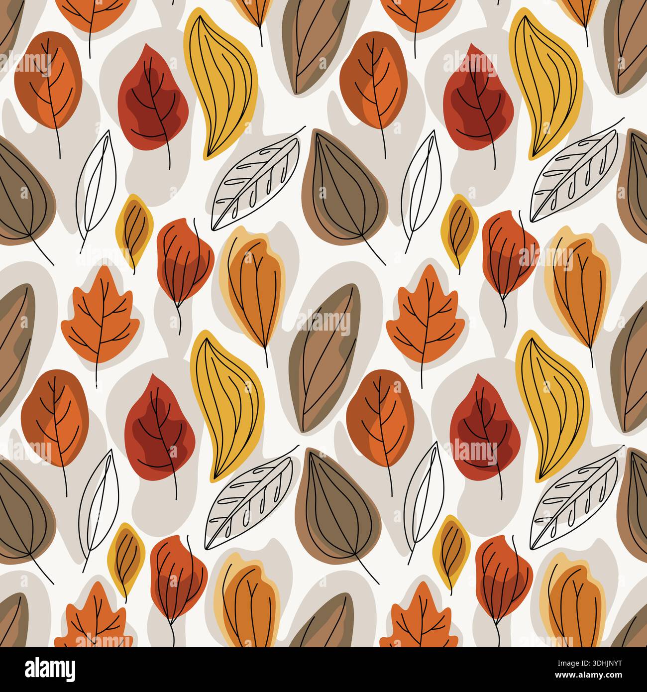 October texture seamless vector ornament textile hi-res stock ...