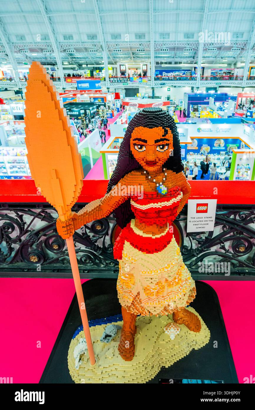 London, UK. 22nd Jan, 2026. A giant Disney and Lego collaboration ...