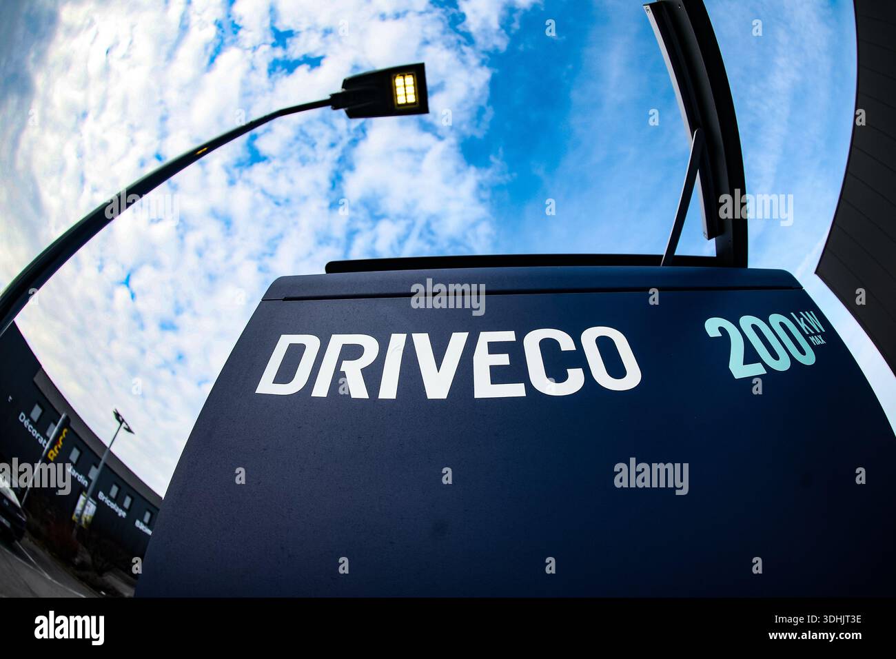 The Driveco logo pictured during the official opening of Driveco's ...