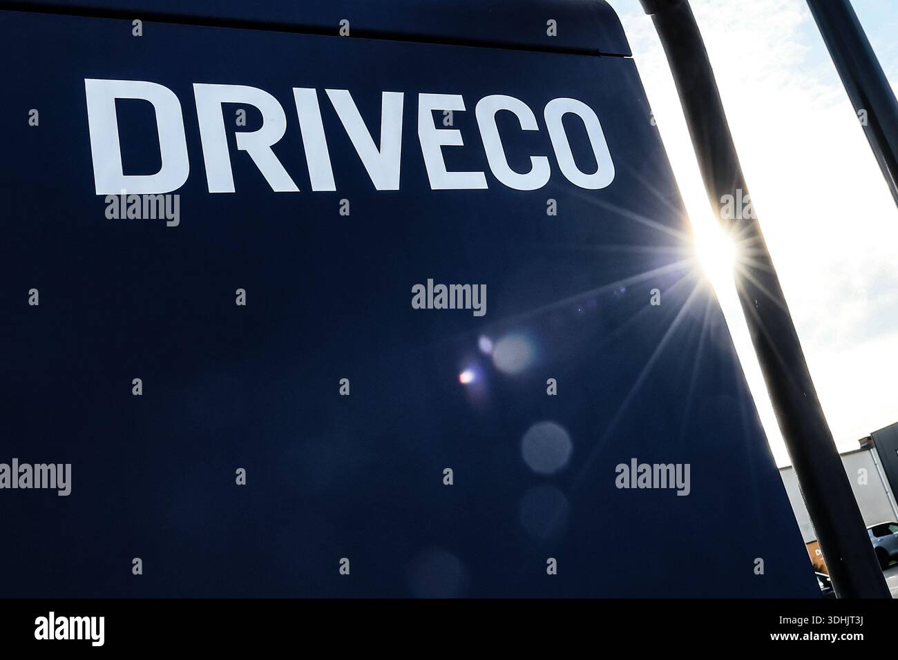 Hannut, Belgium. 22nd Jan, 2026. The Driveco logo pictured during the ...
