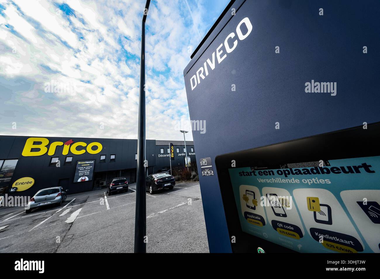 Hannut, Belgium. 22nd Jan, 2026. The Driveco logo pictured during the ...