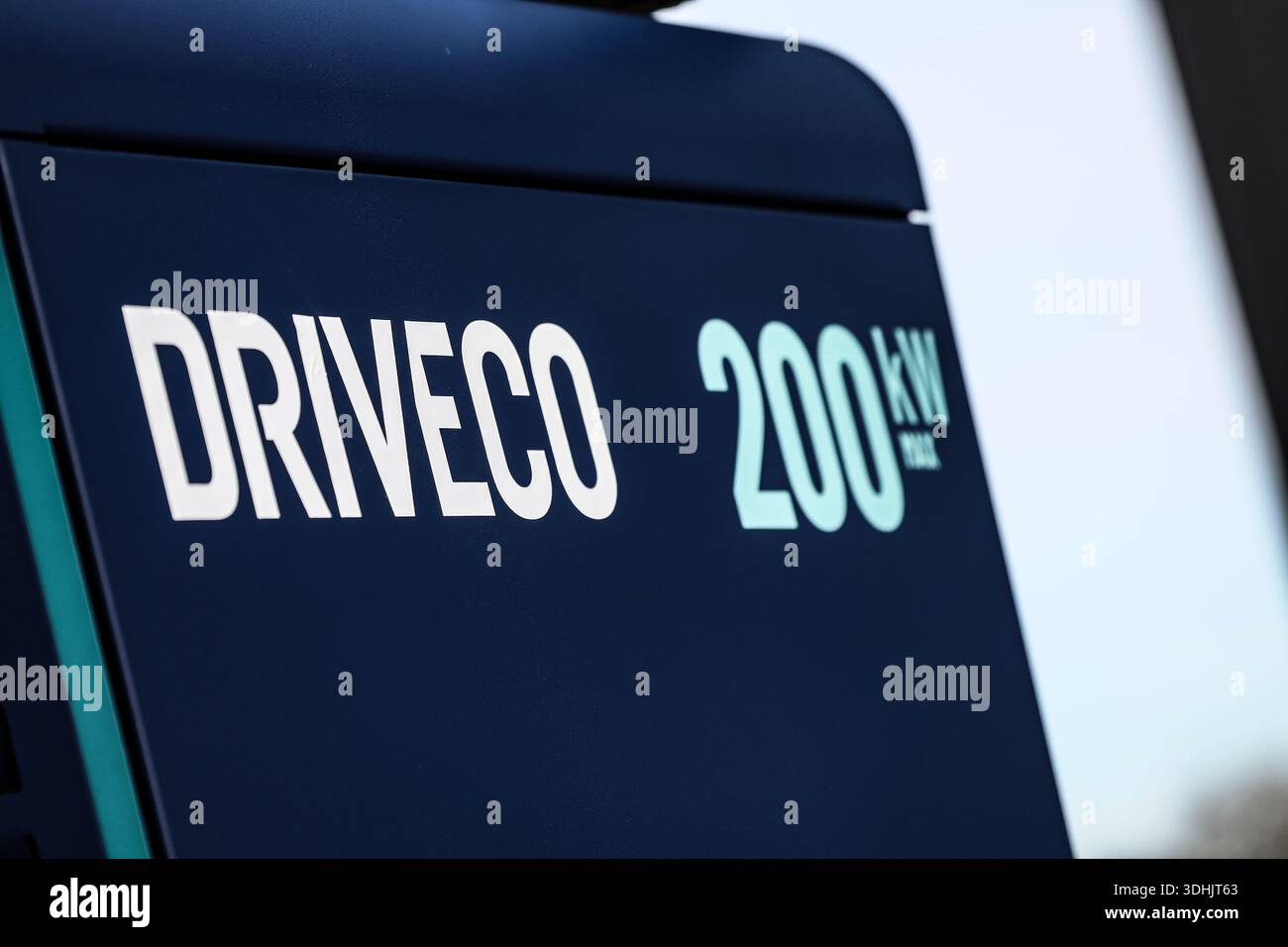 Hannut, Belgium. 22nd Jan, 2026. The Driveco logo pictured during the ...