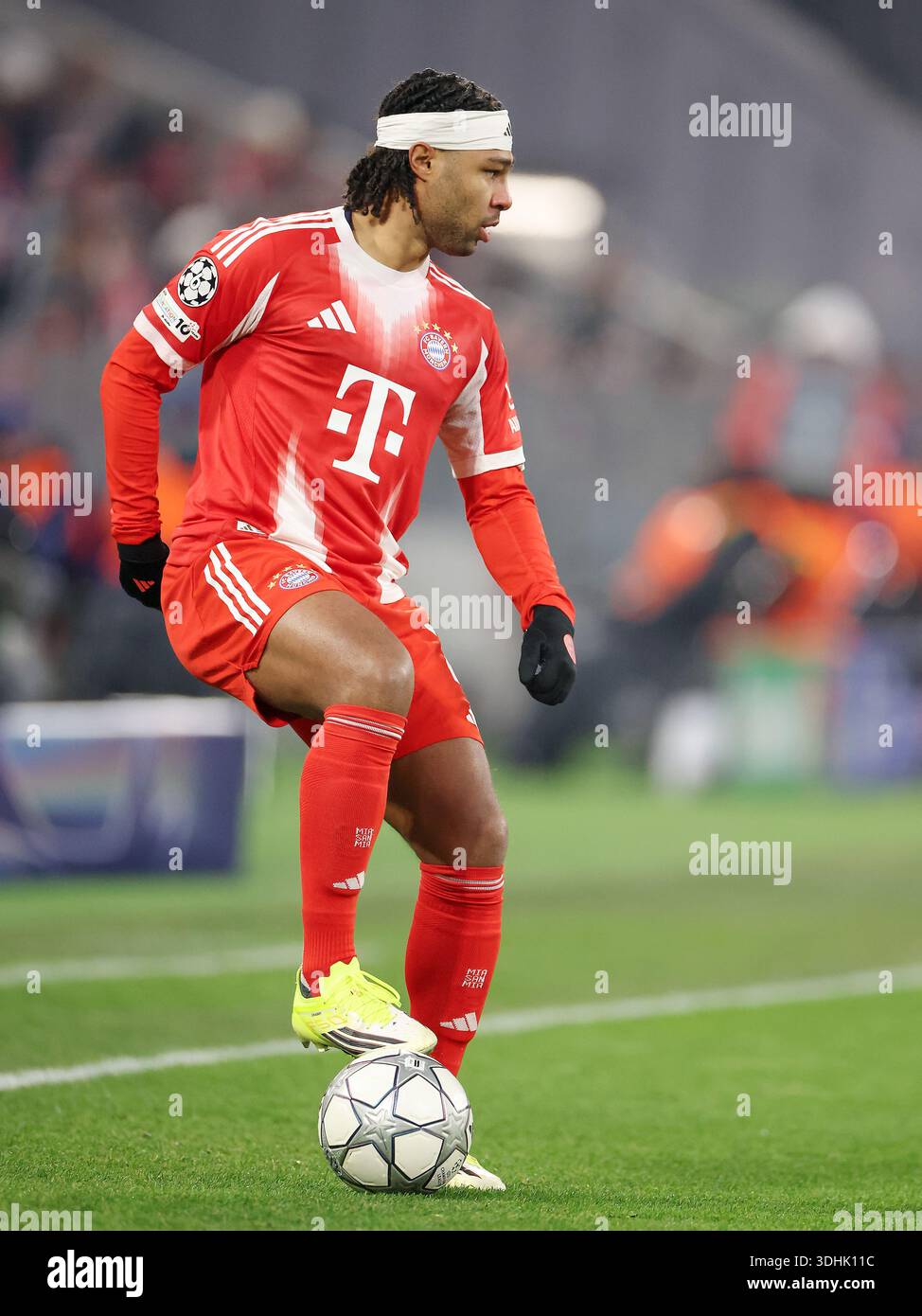 MUNICH - Serge Gnabry of FC Bayern Munich during the Champions League ...