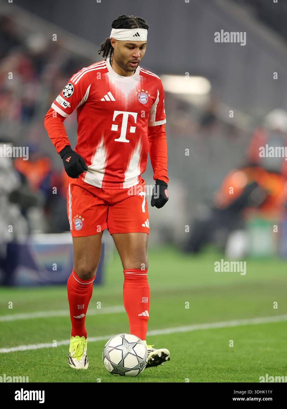 MUNICH - Serge Gnabry of FC Bayern Munich during the Champions League ...