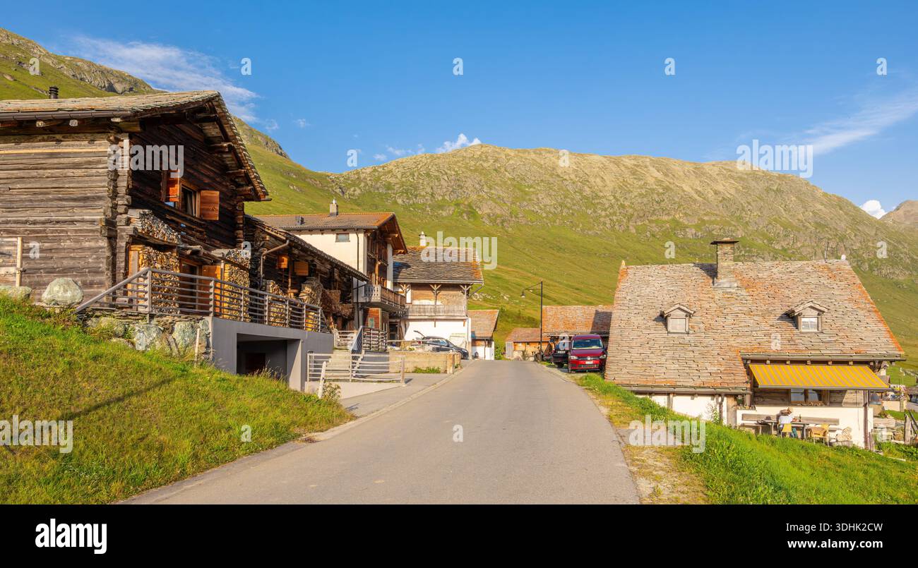Juf, Switzerland - August 13, 2025: Juf is renowned for being one of ...