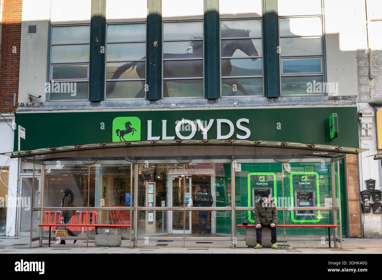 Slough, Berkshire, UK. 14th January, 2026. A Lloyds Bank in Slough ...