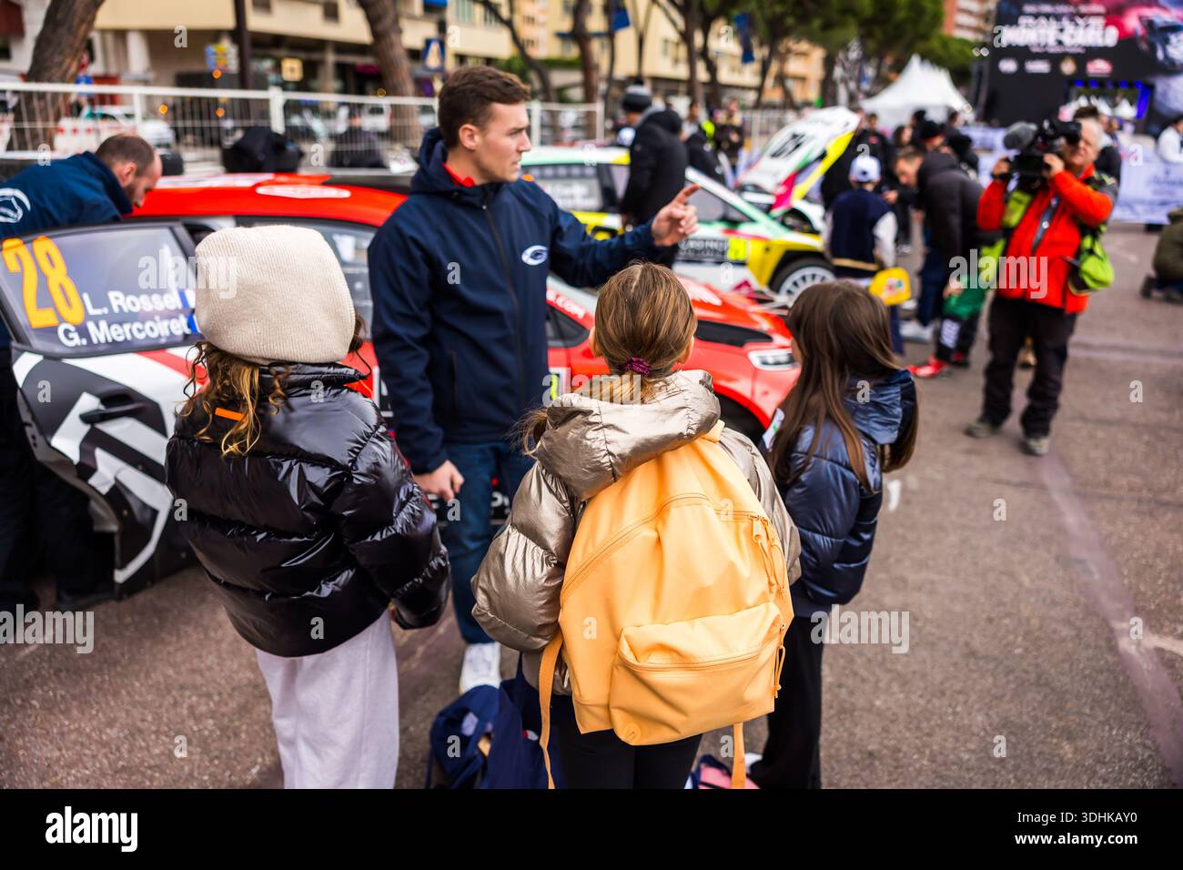 Gap, France. 22nd Jan, 2026. FIA event with children and ROSSEL Léo ...