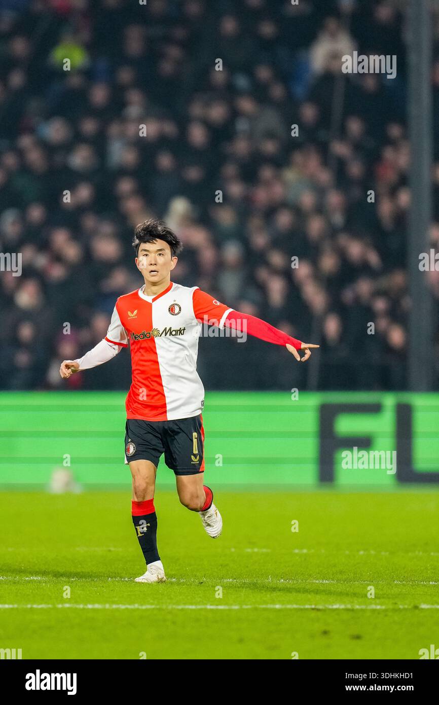 Rotterdam - Inbeom Hwang of Feyenoord during the seventh match of the ...