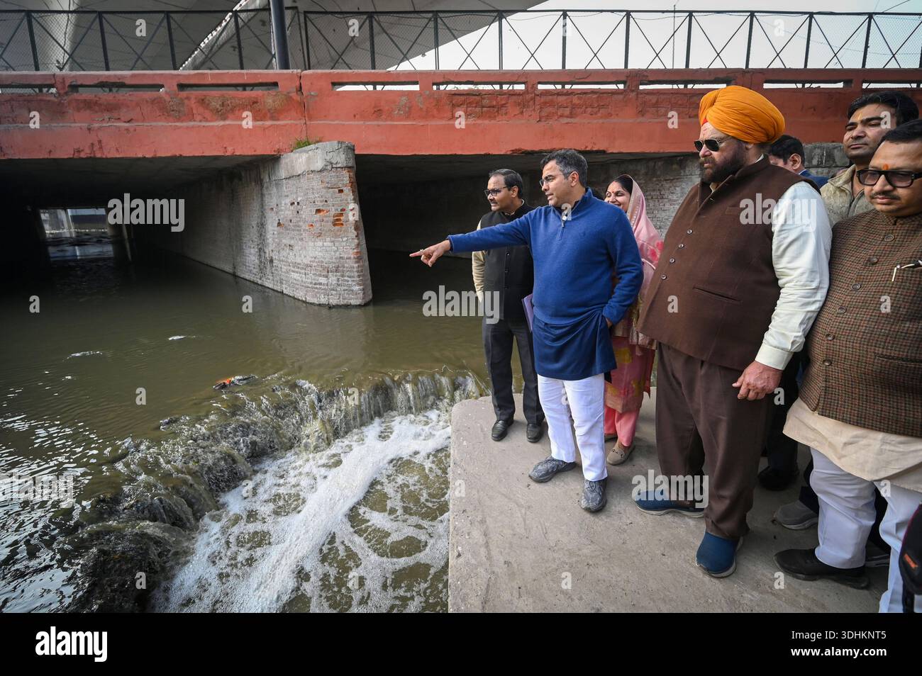 NEW DELHI, INDIA - JANUARY 22: Delhi Water and PWD Minister Parvesh ...