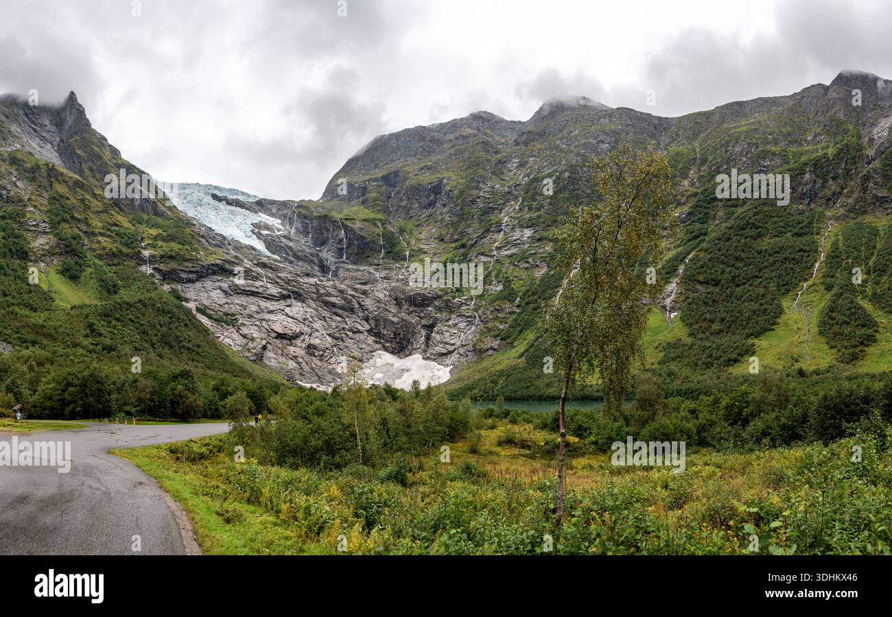 The Boyabreen glacier at Sognefjord, Norway Stock Photo - Alamy