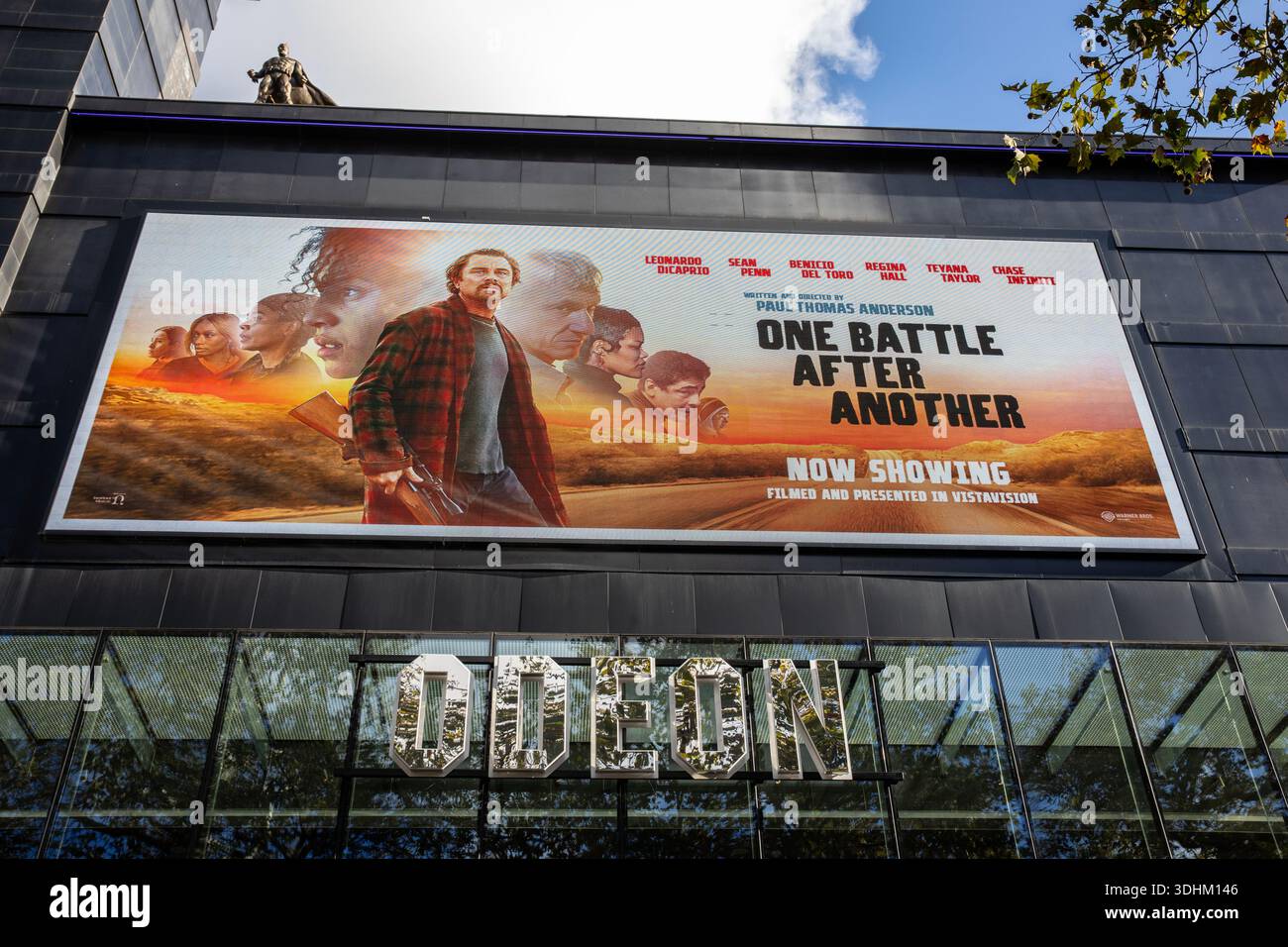 London, UK - November 1st 2025: Electronic billboard promoting the ...