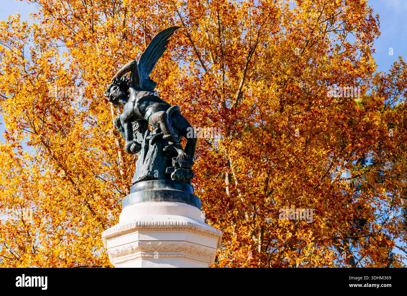 The Fuente del Ángel Caído - Fountain of the Fallen Angel, is a ...