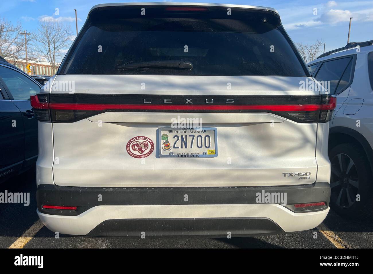 A Mr. Potato Head specialty license plate is displayed on a vehicle in ...
