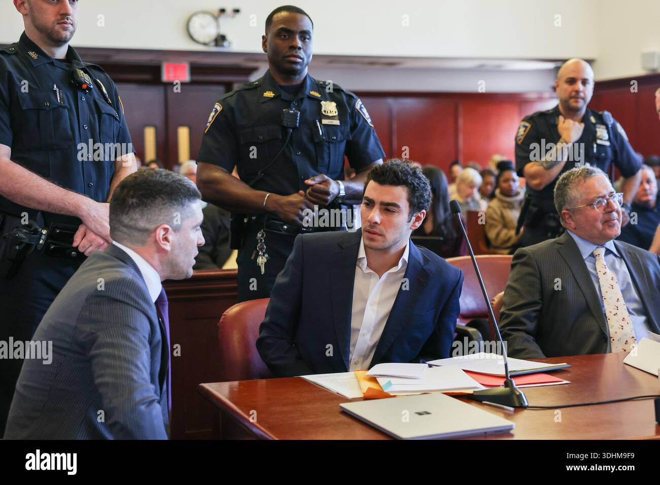 FILE - Luigi Mangione appears in Manhattan Criminal Court for an ...