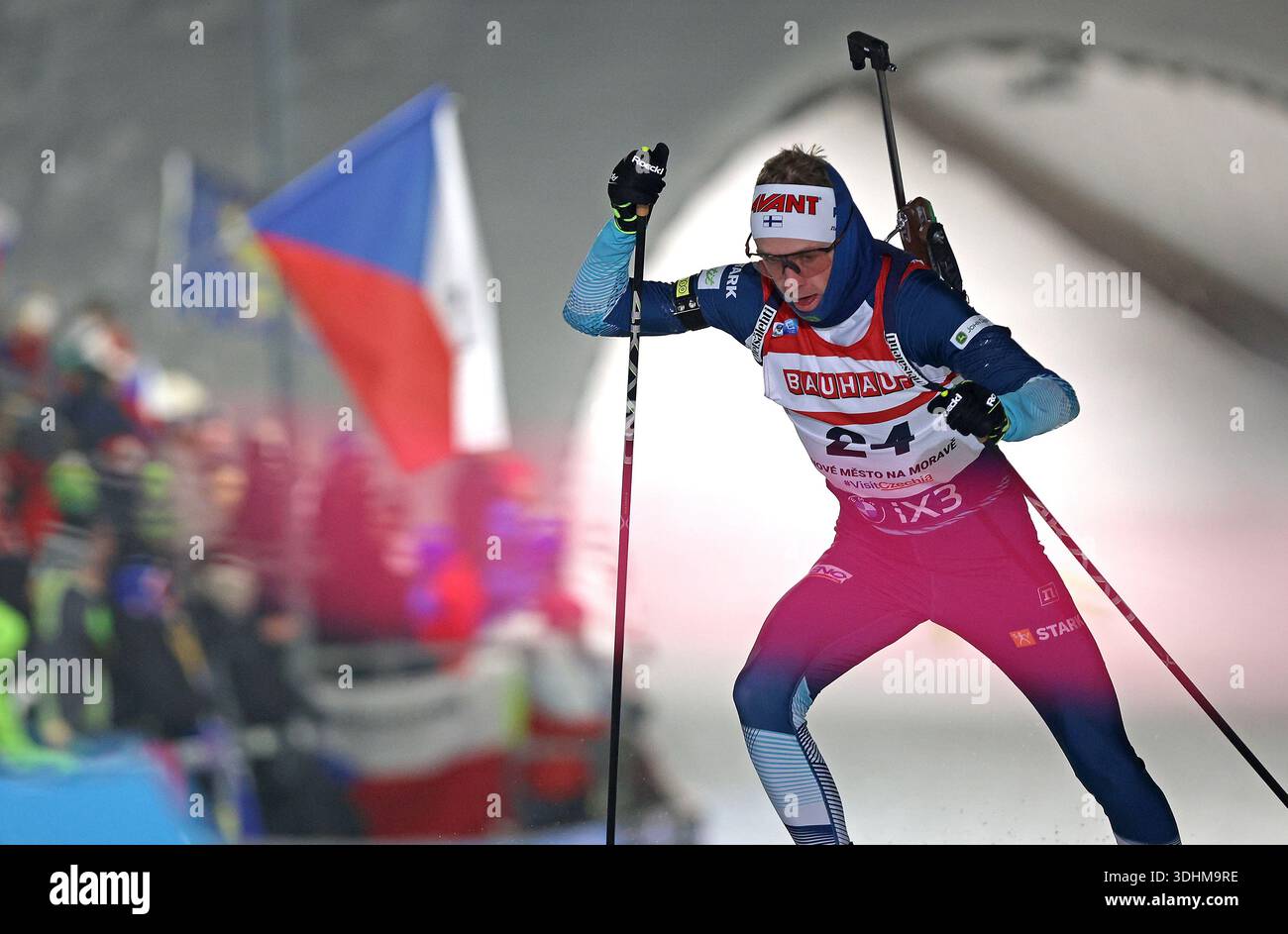 Biathlon World Cup race (men's 15 km individual race), Nove Mesto na ...
