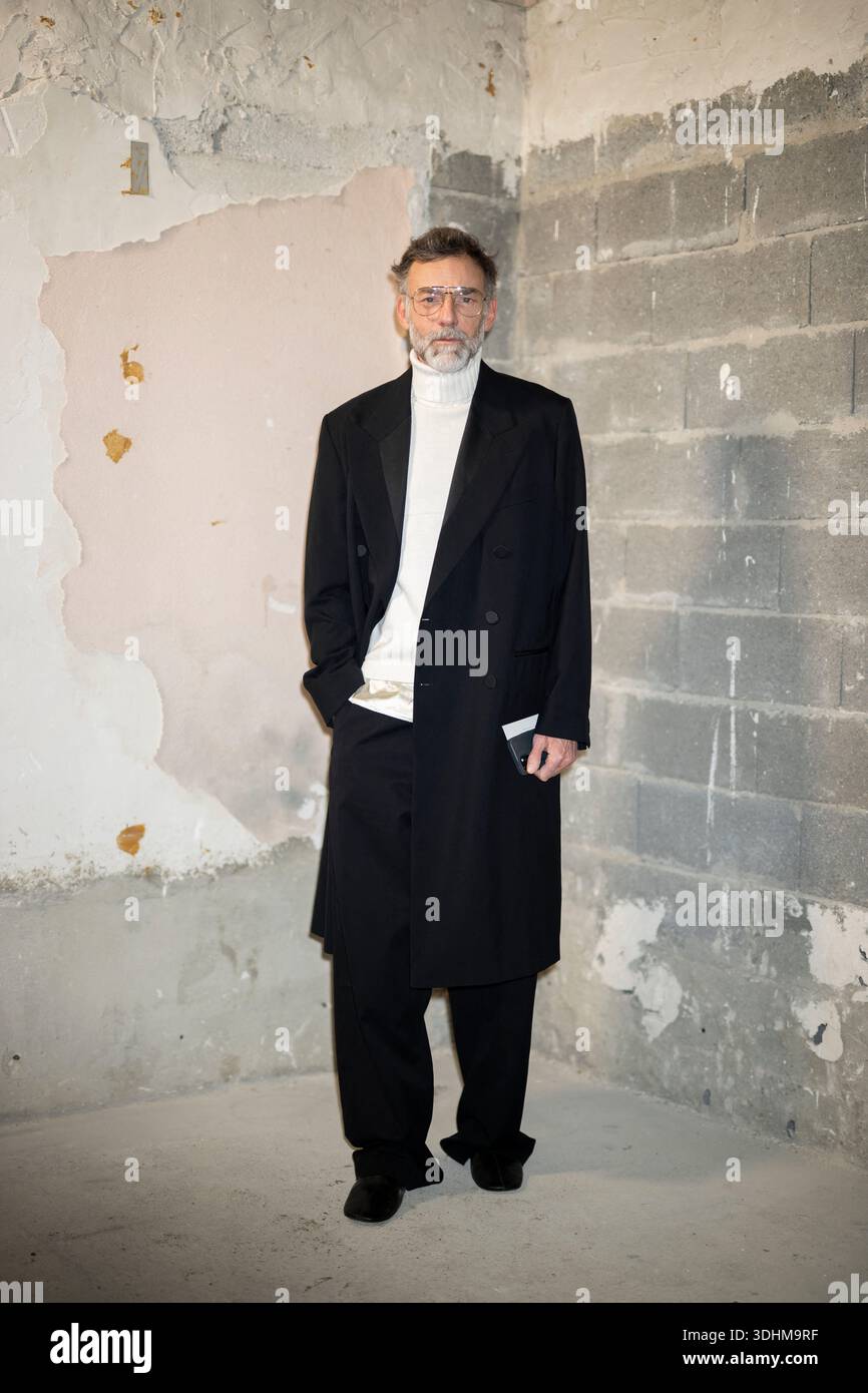 Paris, France. 22nd Jan, 2026. Alain Gossuin attends the Dries Van ...