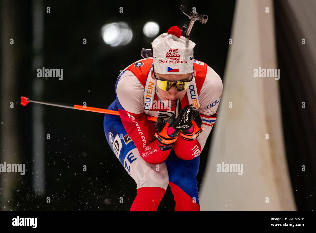 Biathlon World Cup race (men's 15 km individual race), Nove Mesto na ...