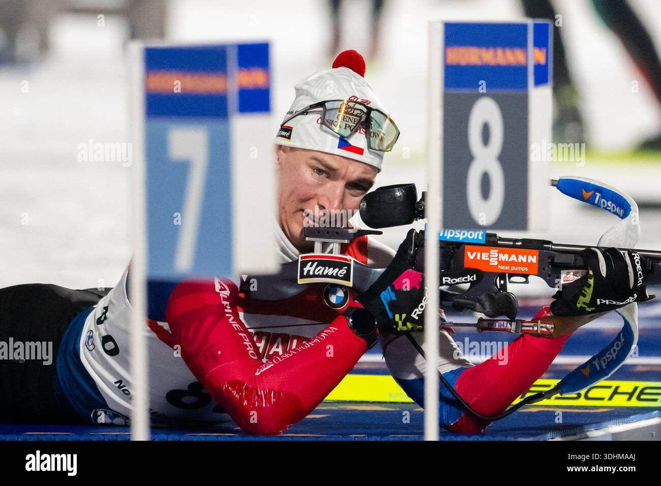 Biathlon World Cup race (men's 15 km individual race), Nove Mesto na ...