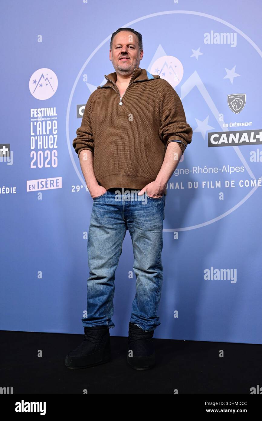 Fred Azan attends the screening of the movie Marsupilami during the ...