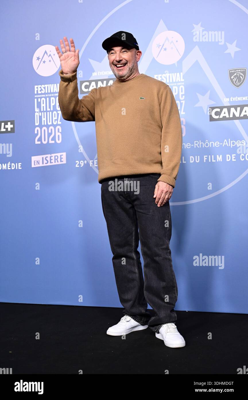 Mohamed Hamidi participates in the photoshoot for the film ''Tombe du ...