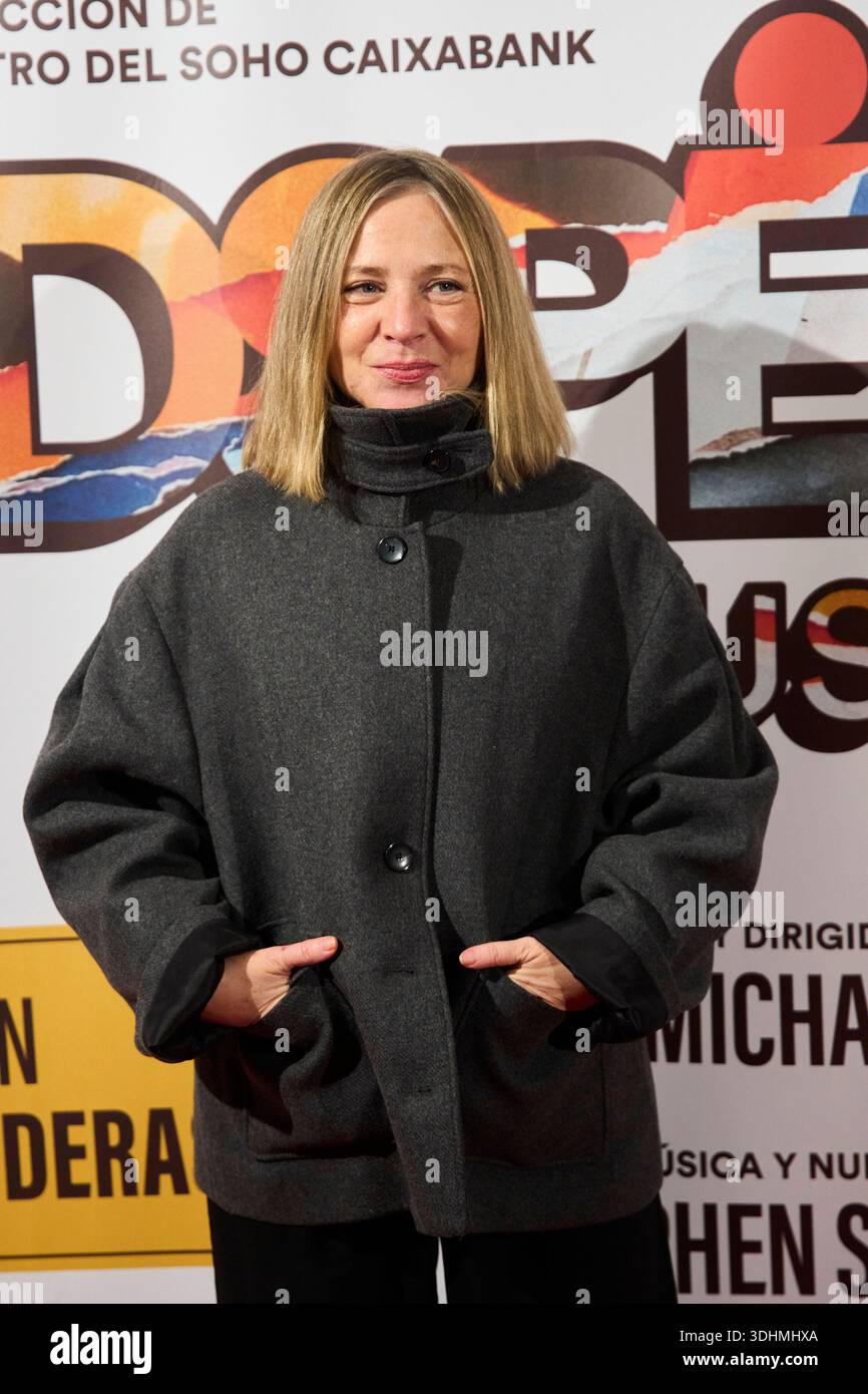 PIlar Castro attends 'Godspell' Premiere at Pavon Theatre on January 22 ...