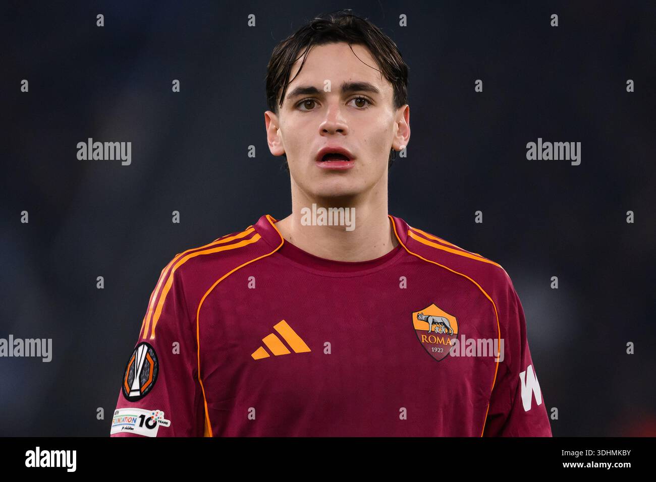 Rome, Italy. 22nd Jan, 2026. Niccolo Pisilli of AS Roma looks on during ...