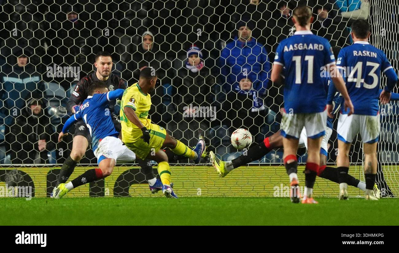 Ludogorets' Deroy Duarte shoots at goal during the UEFA Europa League ...