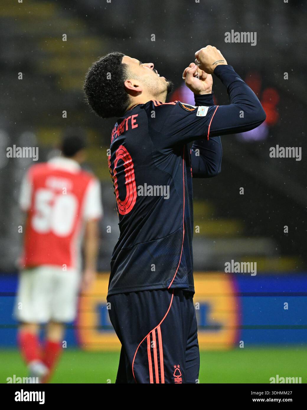 Nottingham Forest's Morgan Gibbs-White reacts during the UEFA Europa ...