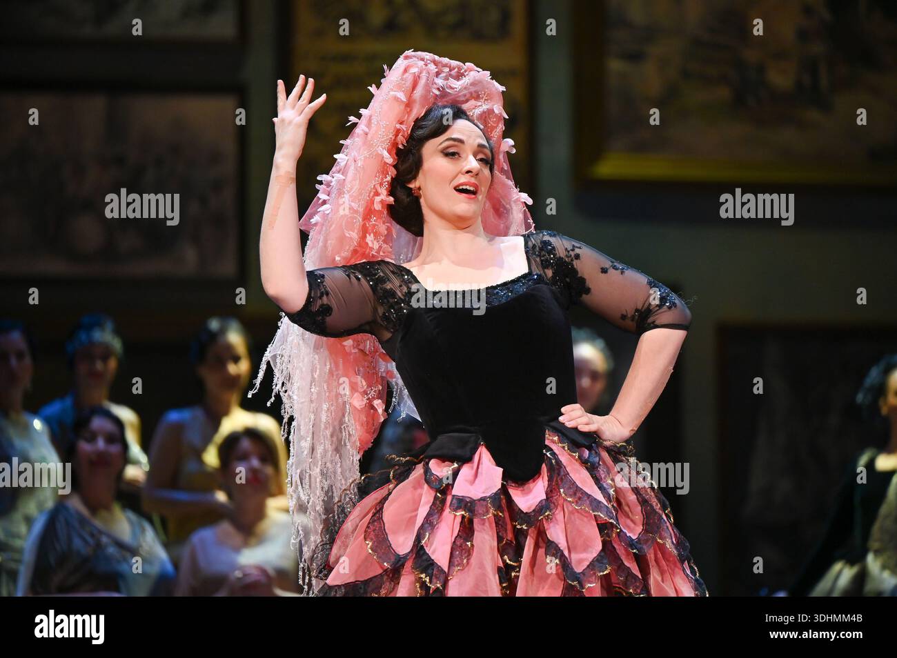 Actors perform during presentation of the opera ''LA EDAD DE PLATA'' on ...