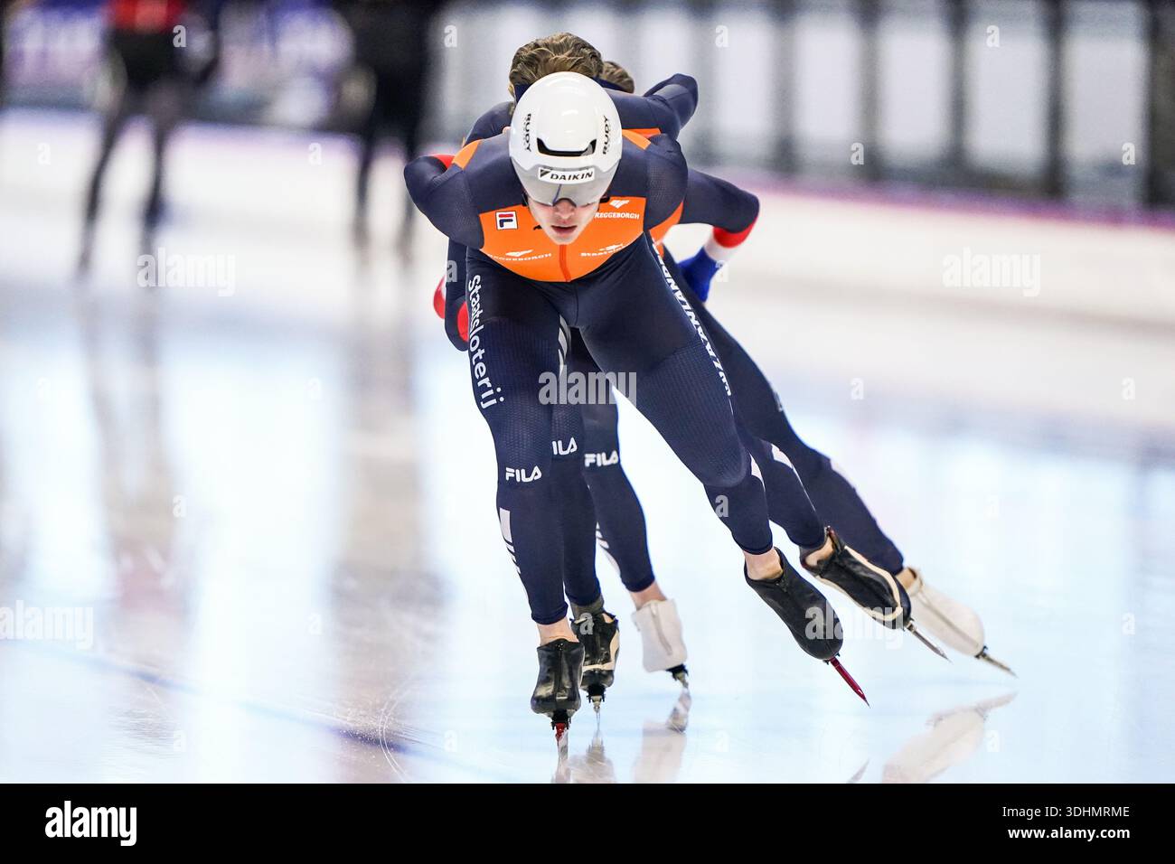 INZELL, GERMANY - JANUARY 22: Marcel Bosker of Netherlands during a ...
