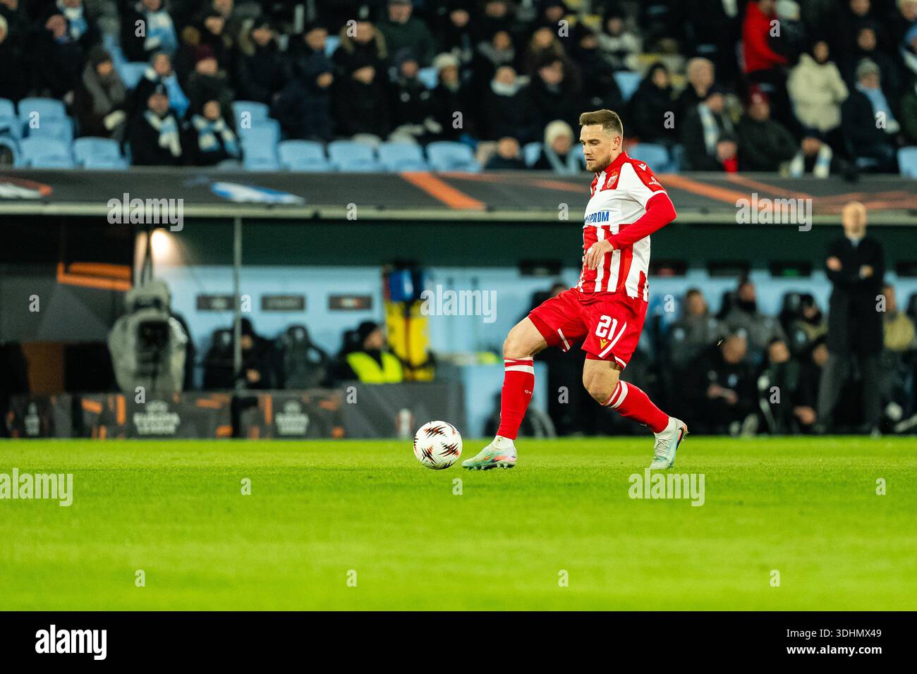 Malmo, Sweden. 22nd Jan, 2026. Timi Max Elsnik (21) of Crvena Zvezda ...