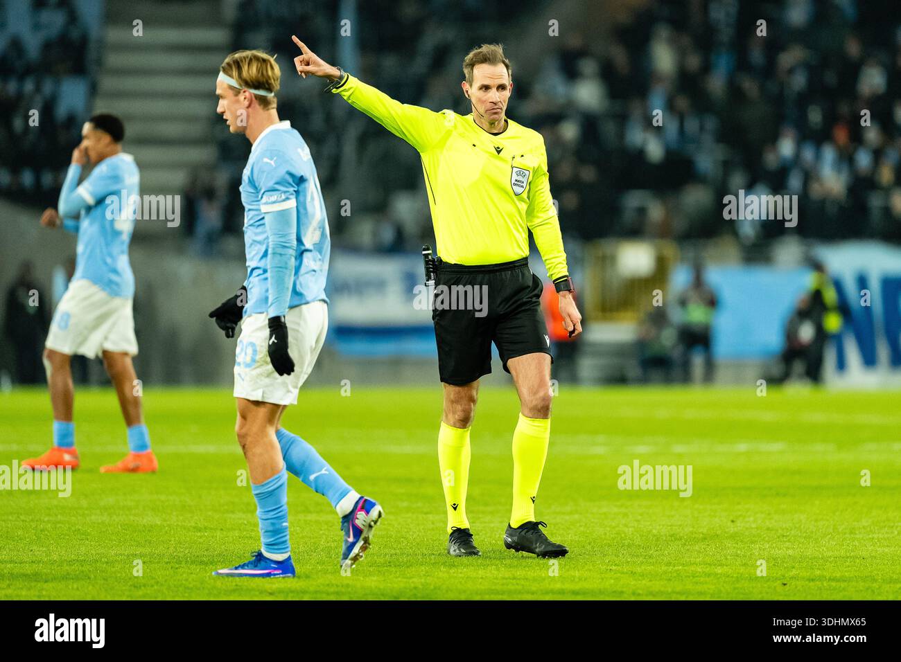 Malmo, Sweden. 22nd Jan, 2026. Referee Sascha Stegemann seen during the ...