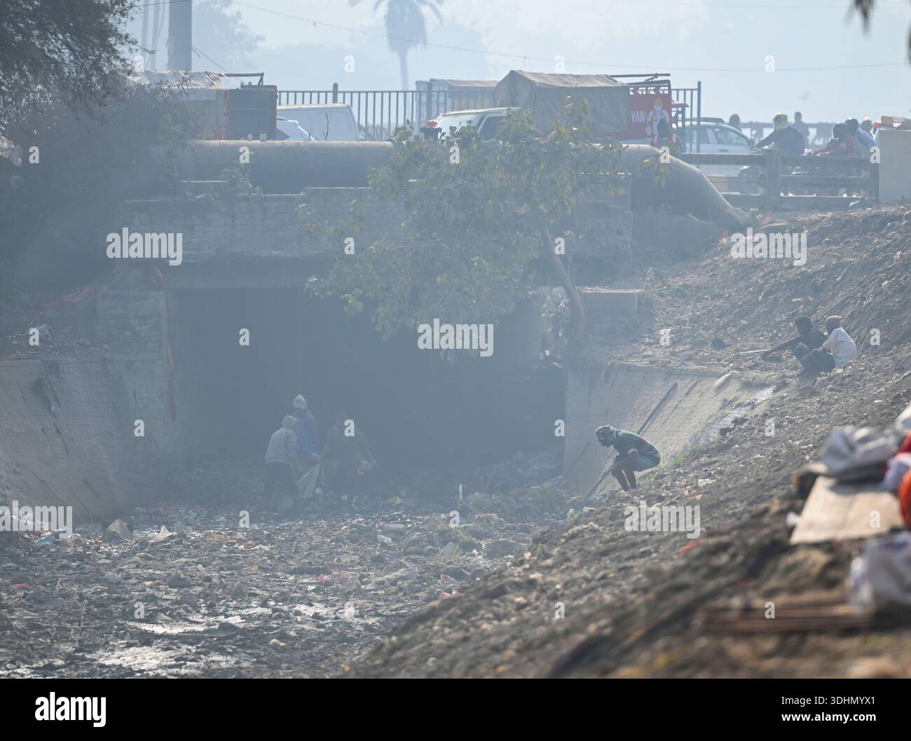 NEW DELHI, INDIA - JANUARY 22: A view of ongoing development works of ...