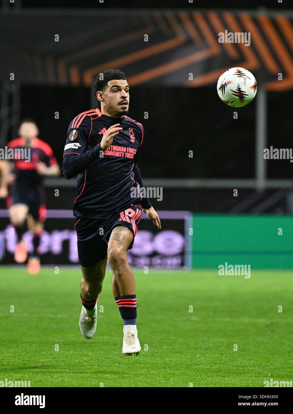Nottingham Forest's Morgan Gibbs-White during the UEFA Europa League ...