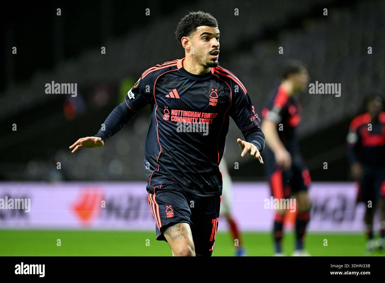 Nottingham Forest's Morgan Gibbs-White during the UEFA Europa League ...