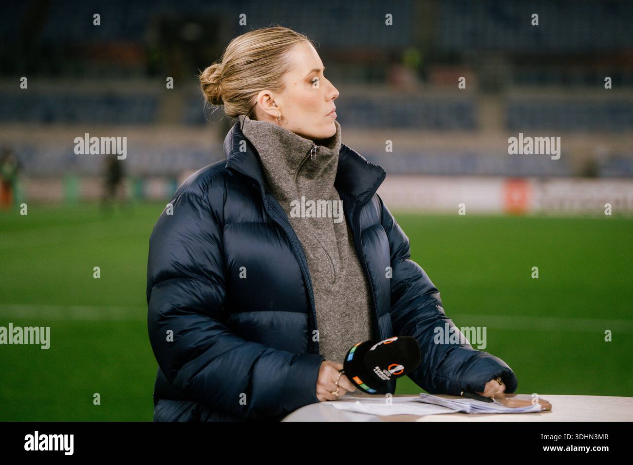 Laura Papendick (RTL presenter), ITA, AS Rom vs. Stuttgart, football ...