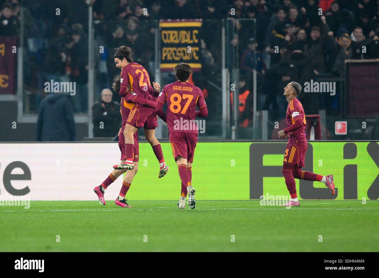 22th Jan 2026, Olimpico Stadium, Rome, Italy; Uefa Europa League ...