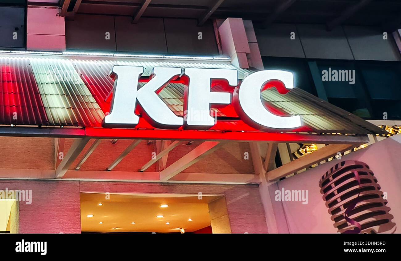 SHANGHAI, CHINA - JANUARY 22, 2026 - A KFC chain restaurant store under ...