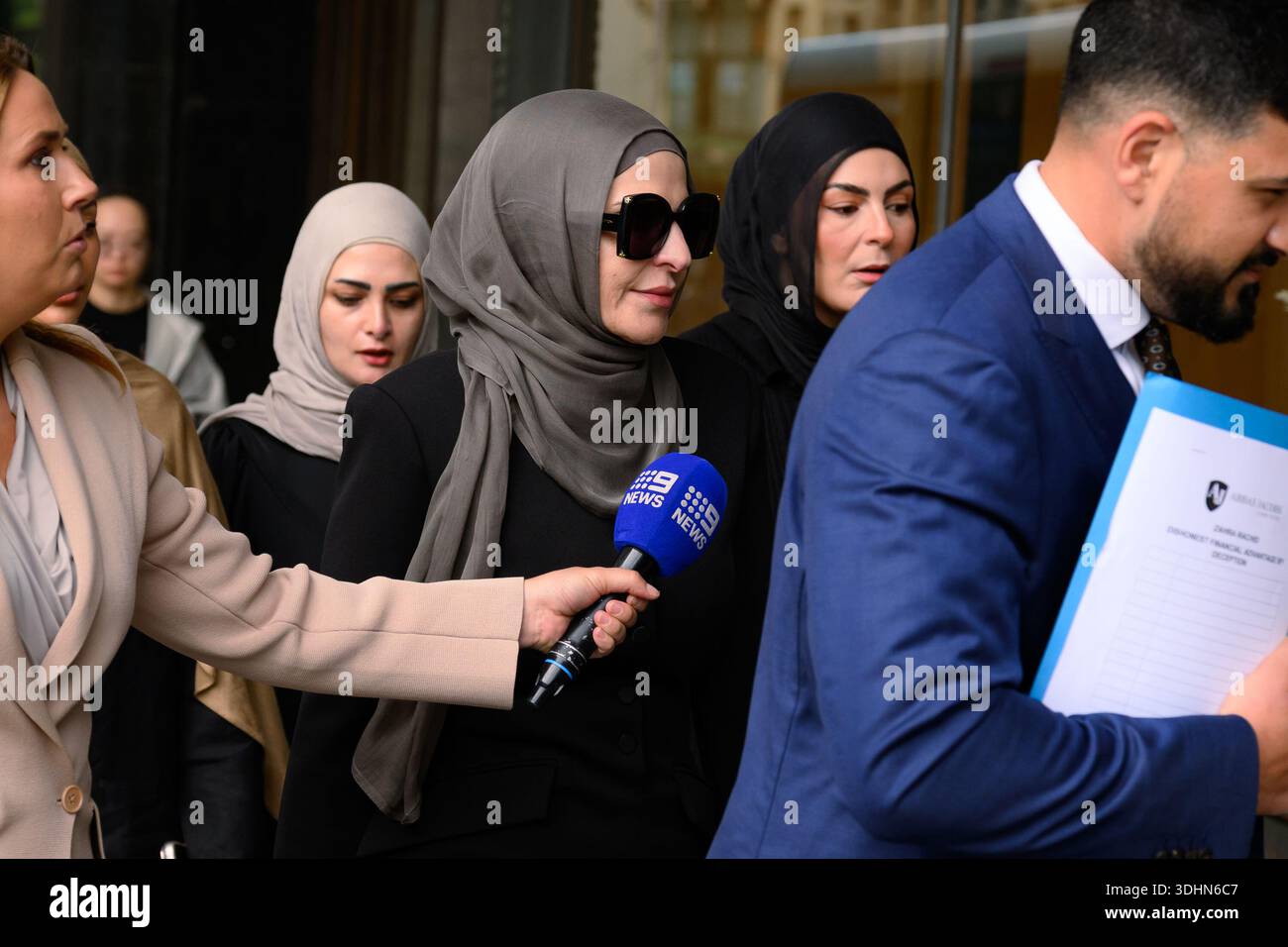 Zahra Rachid arrives at Downing Centre Local Court, Sydney, Friday ...
