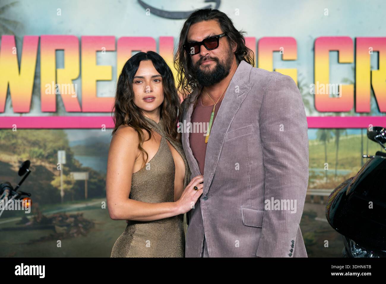 Adria Arjona and Jason Momoa attend "The Wrecking Crew" UK Special ...