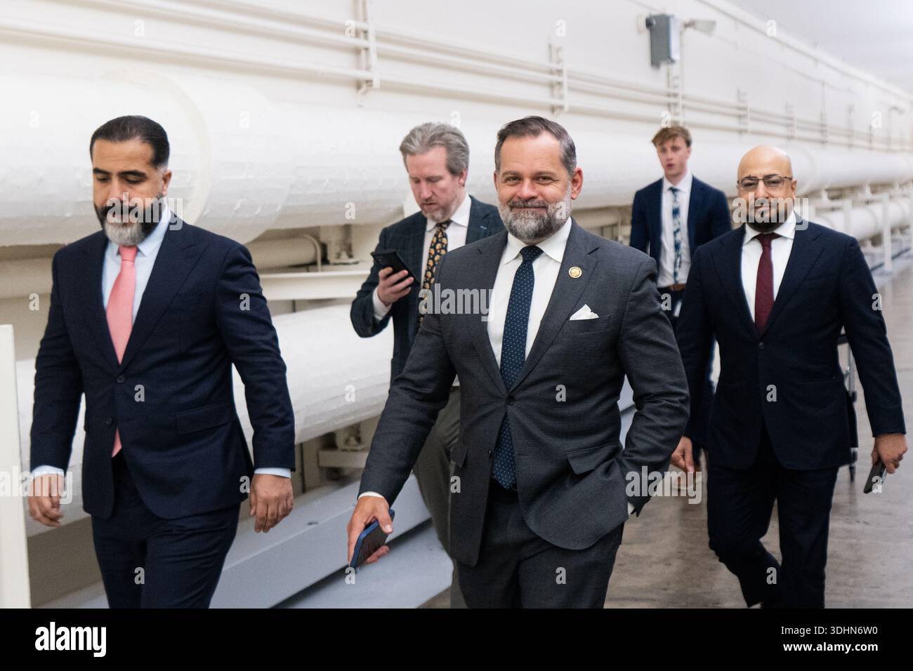 UNITED STATES - JANUARY 22: Rep. Cory Mills, R-Fla., walks through the ...