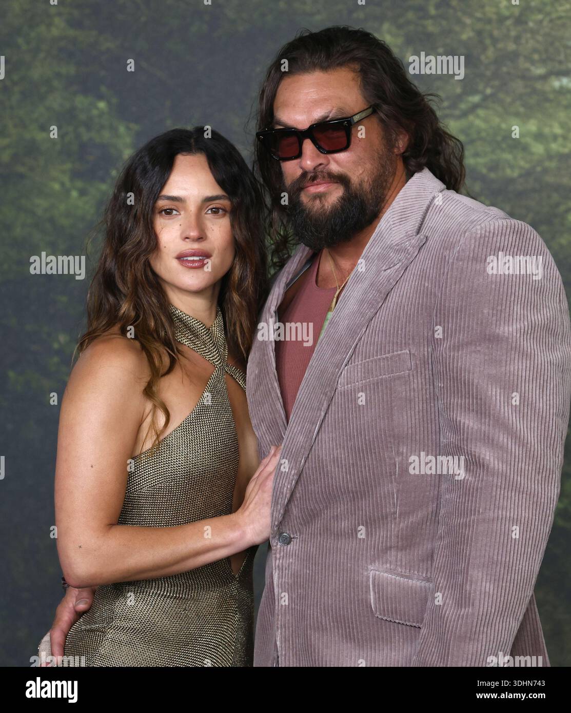 London., UK. 22nd Jan, 2026. Adria Arjona and Jason Momoa attend The ...