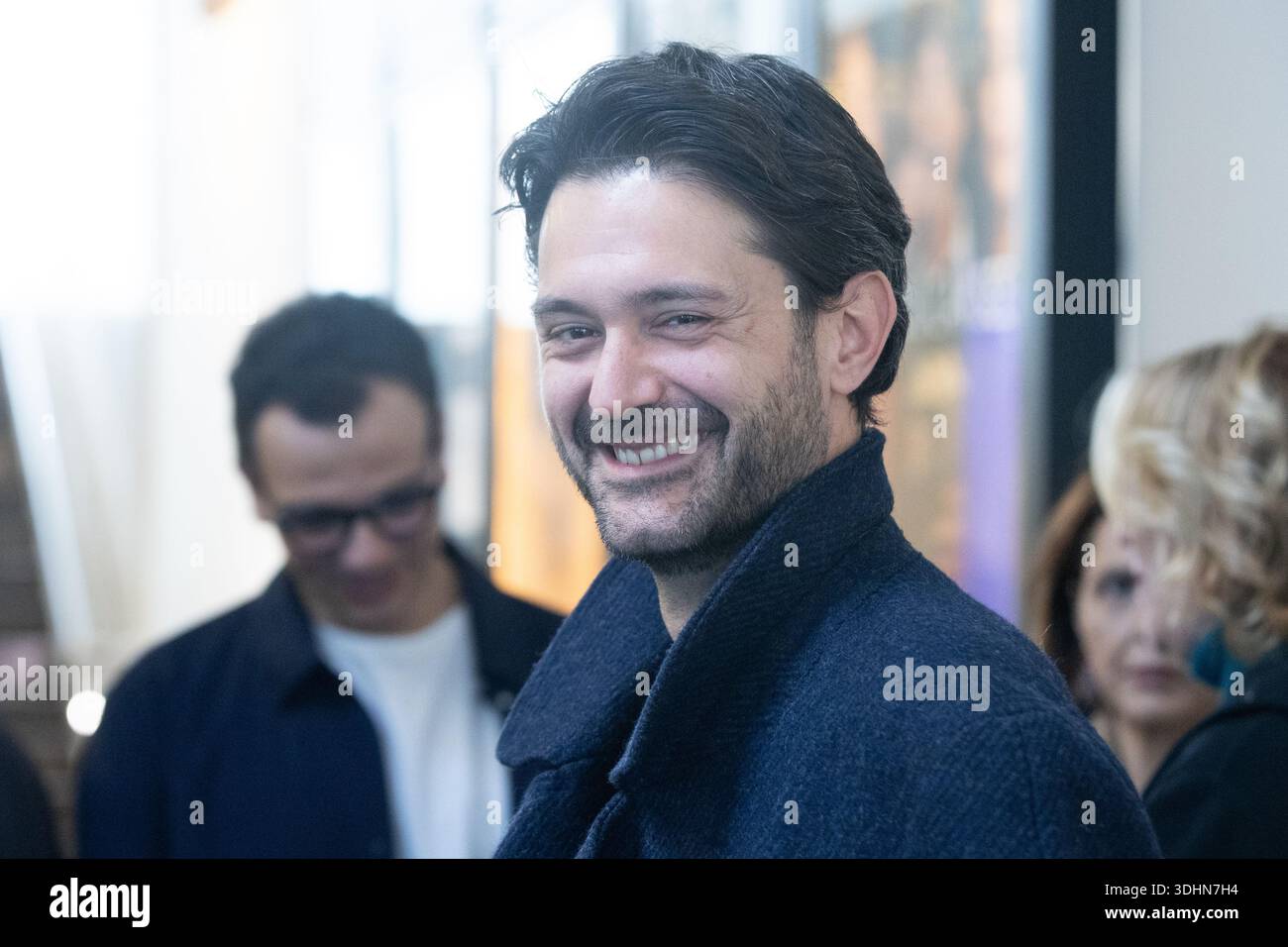 1/22/2026 Actor Matteo Quinzi attends the photocall for "Elena Del ...