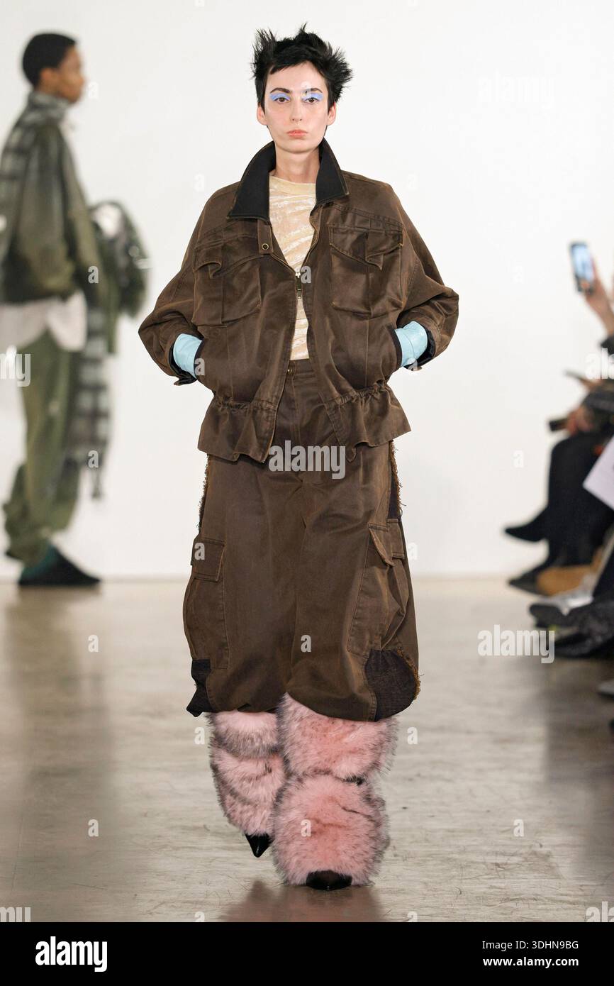 Feng Chen Wang Fall/Winter 2026-2027 runway during Paris Fashion Week ...